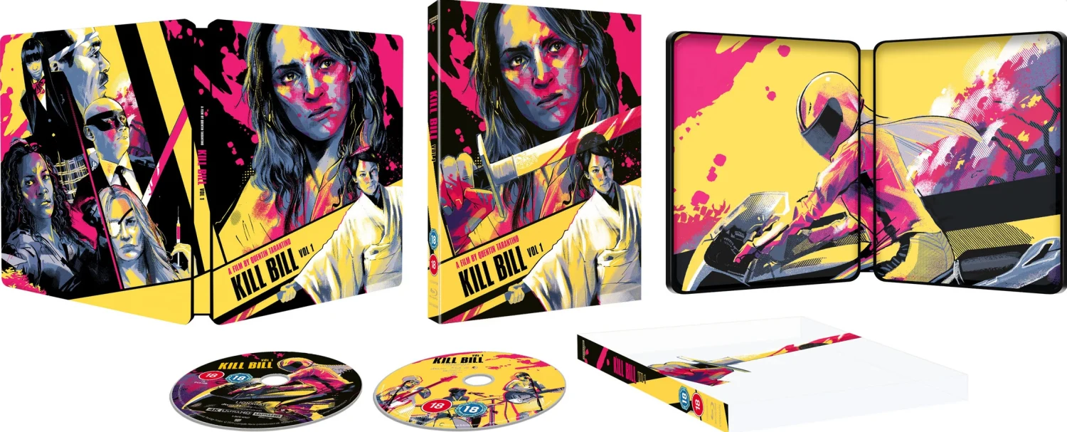 Kill Bill Volume 1 & 2 - Limited Edition Steelbook (4K Ultra HD + Blu ...